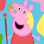 Play Peppa Pigs Paint Box game online on 2playergames.games